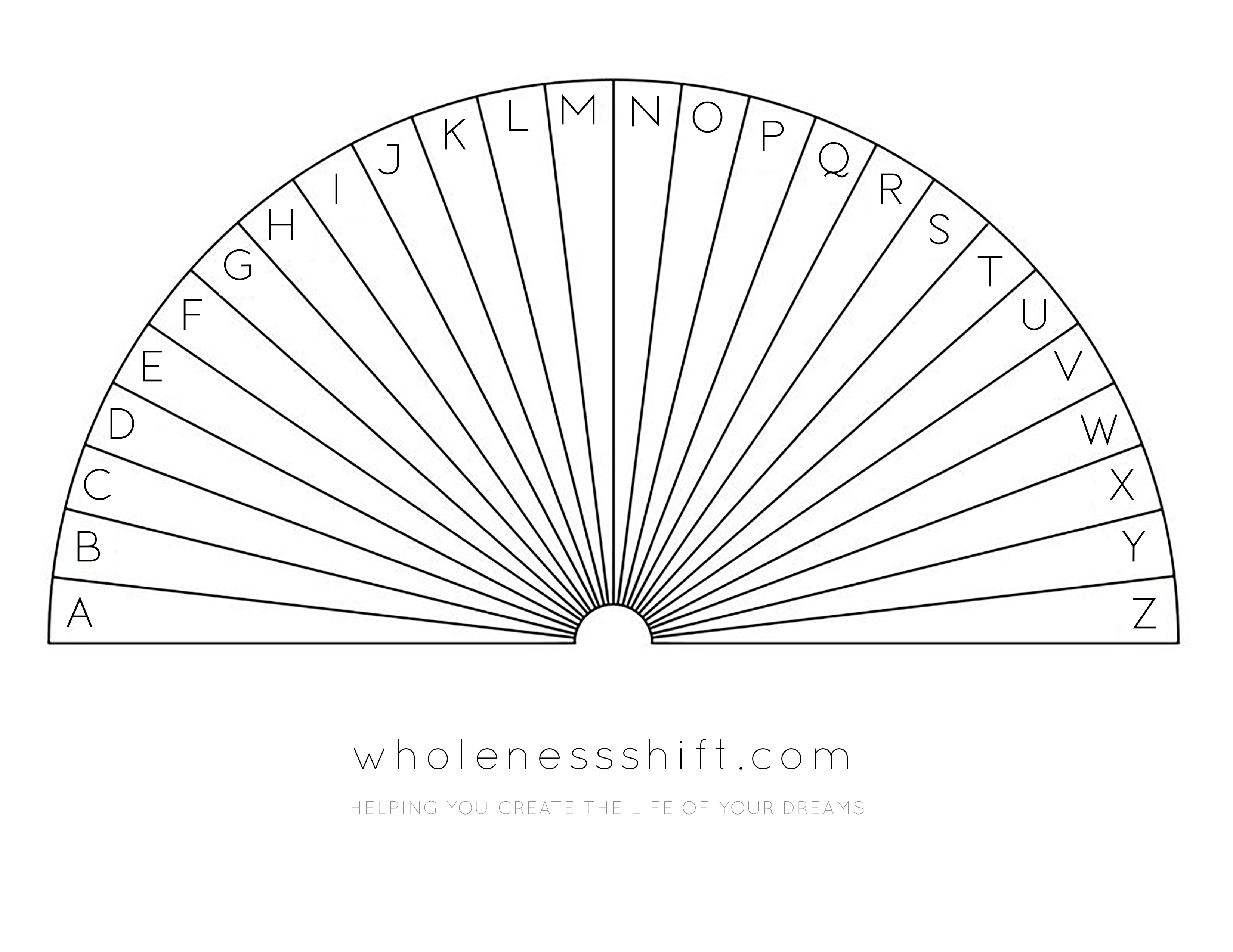 Pendulum Alphabet Chart – The Wholeness Shift